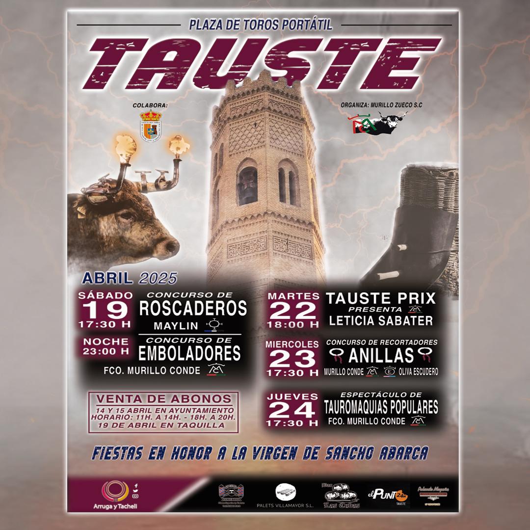 TAUSTE - Feria Taurina Abril 2025 - Arruga y Tacheli
