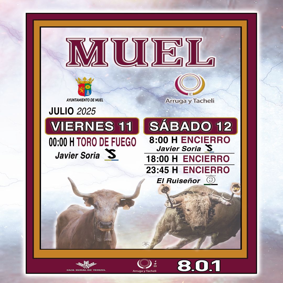 MUEL Julio 2025 - Arruga y Tacheli